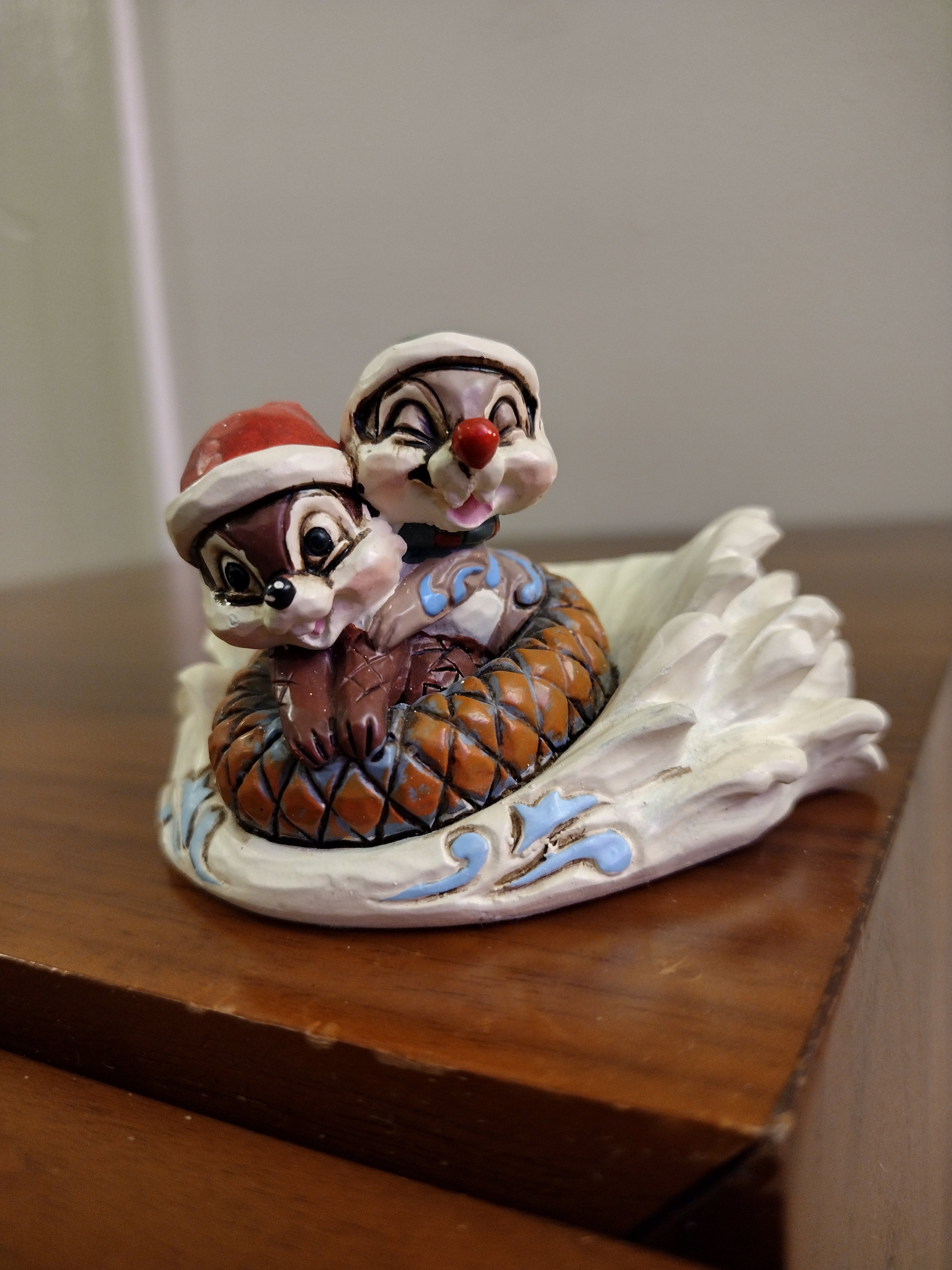 Enesco Disney Traditions by Jim Shore Chip and Dale Sledding in an Aco ...